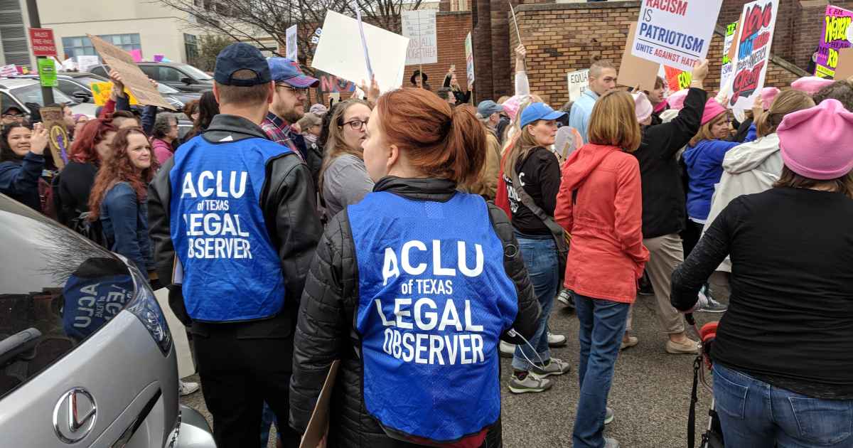 Legal Observer Training Austin Aclu Of Texas We Defend The Civil